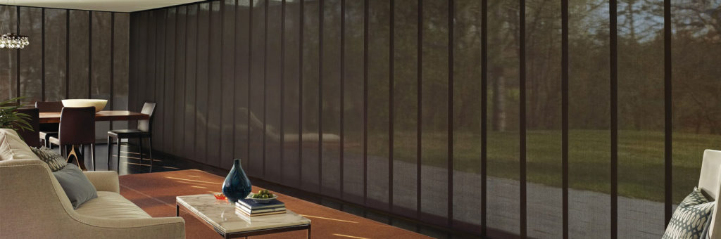 Sliding Panel Track Shades - Soho Window Fashions